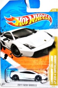 hot wheels lamborghini gallardo lp 570-4 superleggera white 2011 #9/244