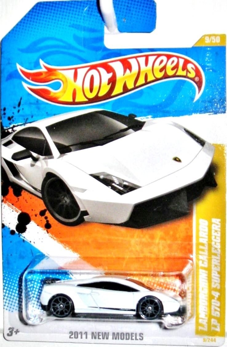 Hot Wheels Lamborghini Gallardo LP 570-4 Superleggera White 2011 #9/244