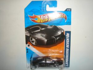 power racers hot wheels lamborghini reventon black nightburnerz 2011 118/244 die-cast