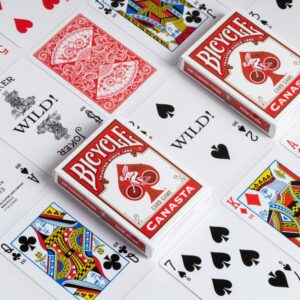 Bicycle Canasta Games Playing Cards, Multicolor