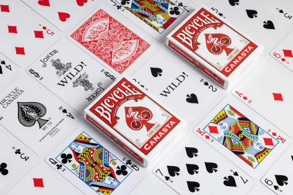 Bicycle Canasta Games Playing Cards, Multicolor