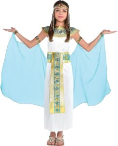 girls cleopatra costume, large - 12-14, 1 pc