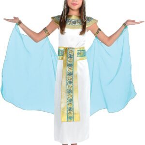 Girls Cleopatra Costume, Large - 12-14, 1 Pc