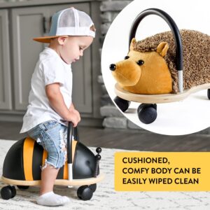 Prince Lionheart Wheely Ride-On Toy for Kids, Multi-Directional Casters, Helps Promote Gross Motor Skills and Balance, Pig, Small