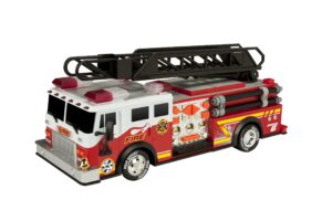 toy state 14" rush and rescue police and fire - hook and ladder fire truck