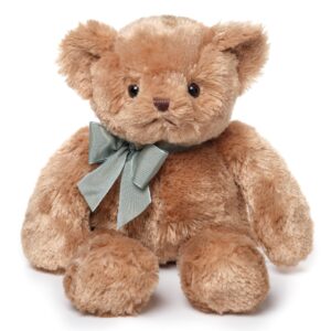 bearington collection baby gus the brown teddy bear plush, 13 inch bear stuffed animal