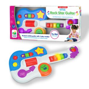 the learning journey: little rock star guitar - baby & toddler toys & gifts for boys & girls ages 12 months and up - award winning toy, multi (157749)