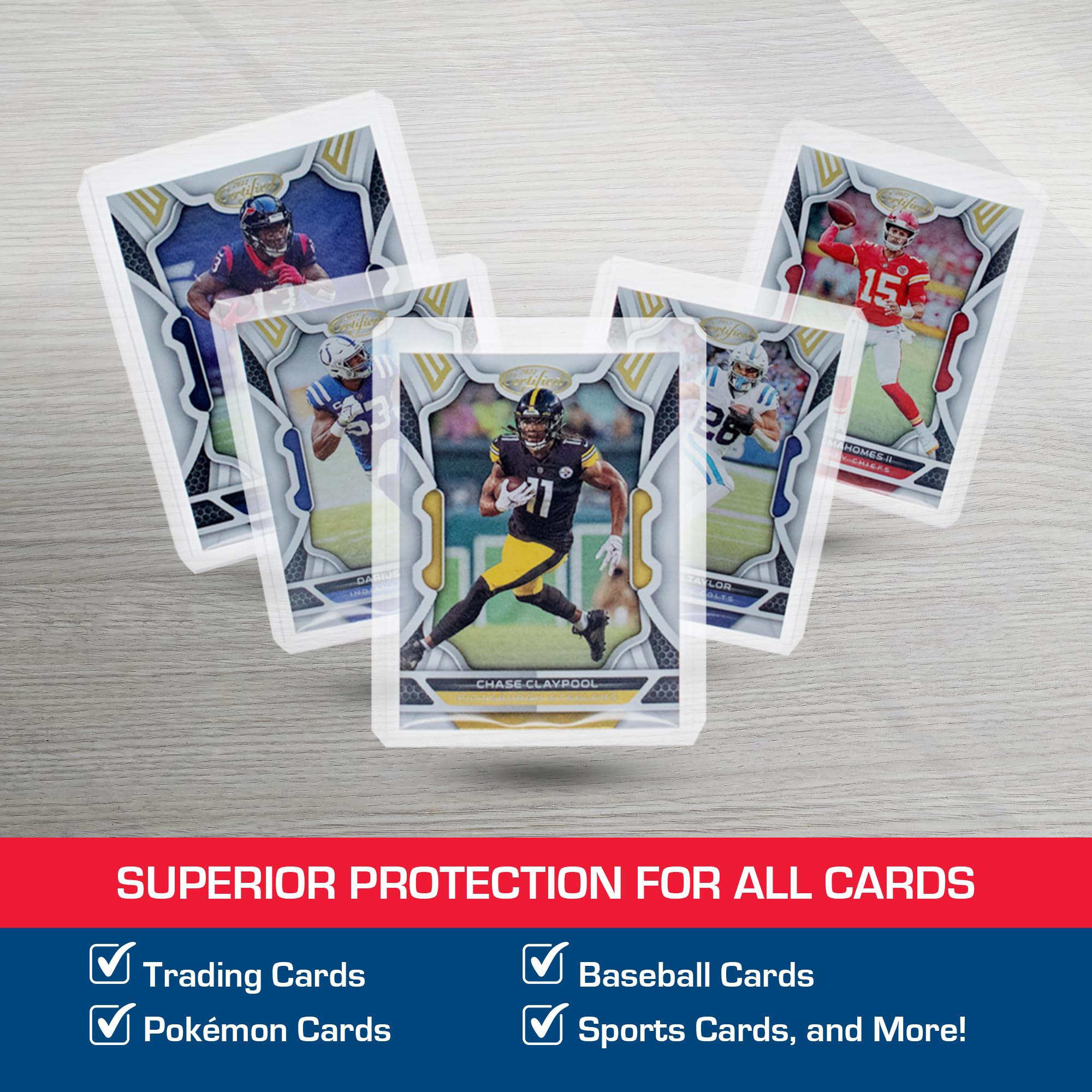 BCW 3x4 Topload Card Holder - Standard - 100ct | Rigid PVC Trading Card Protection for Baseball Cards, Football Cards, and Trading Cards Like Pokémon and MTG | Holds Cards Up to 20pts