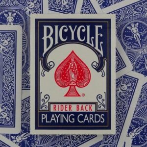 2 Decks Bicycle Rider Back 808 Standard Poker Playing Cards Red & Blue