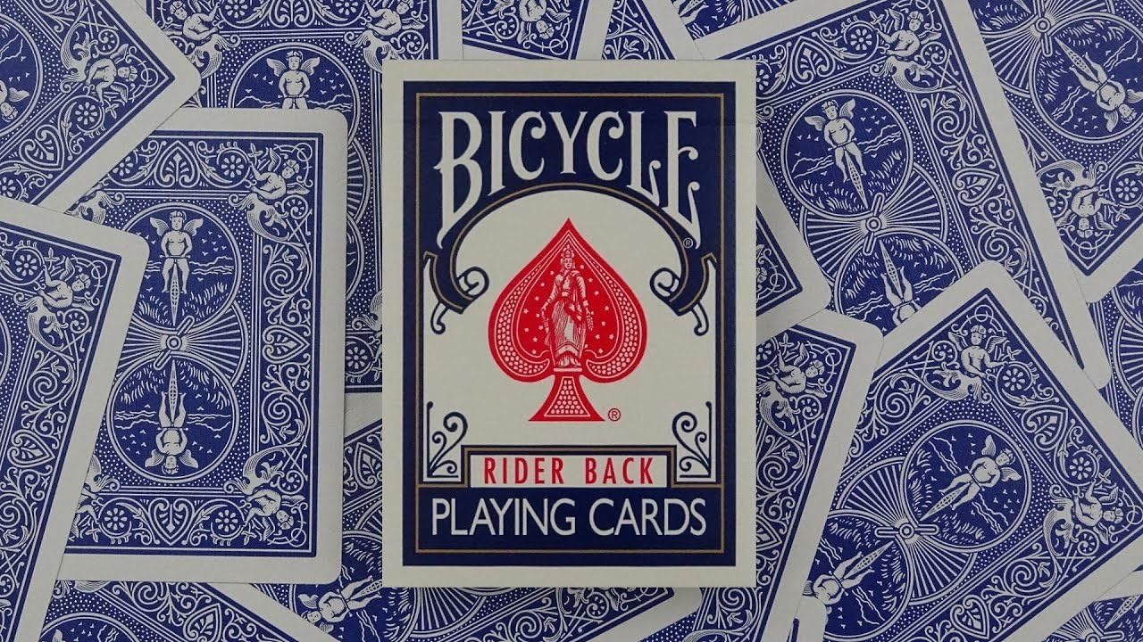 2 Decks Bicycle Rider Back 808 Standard Poker Playing Cards Red & Blue