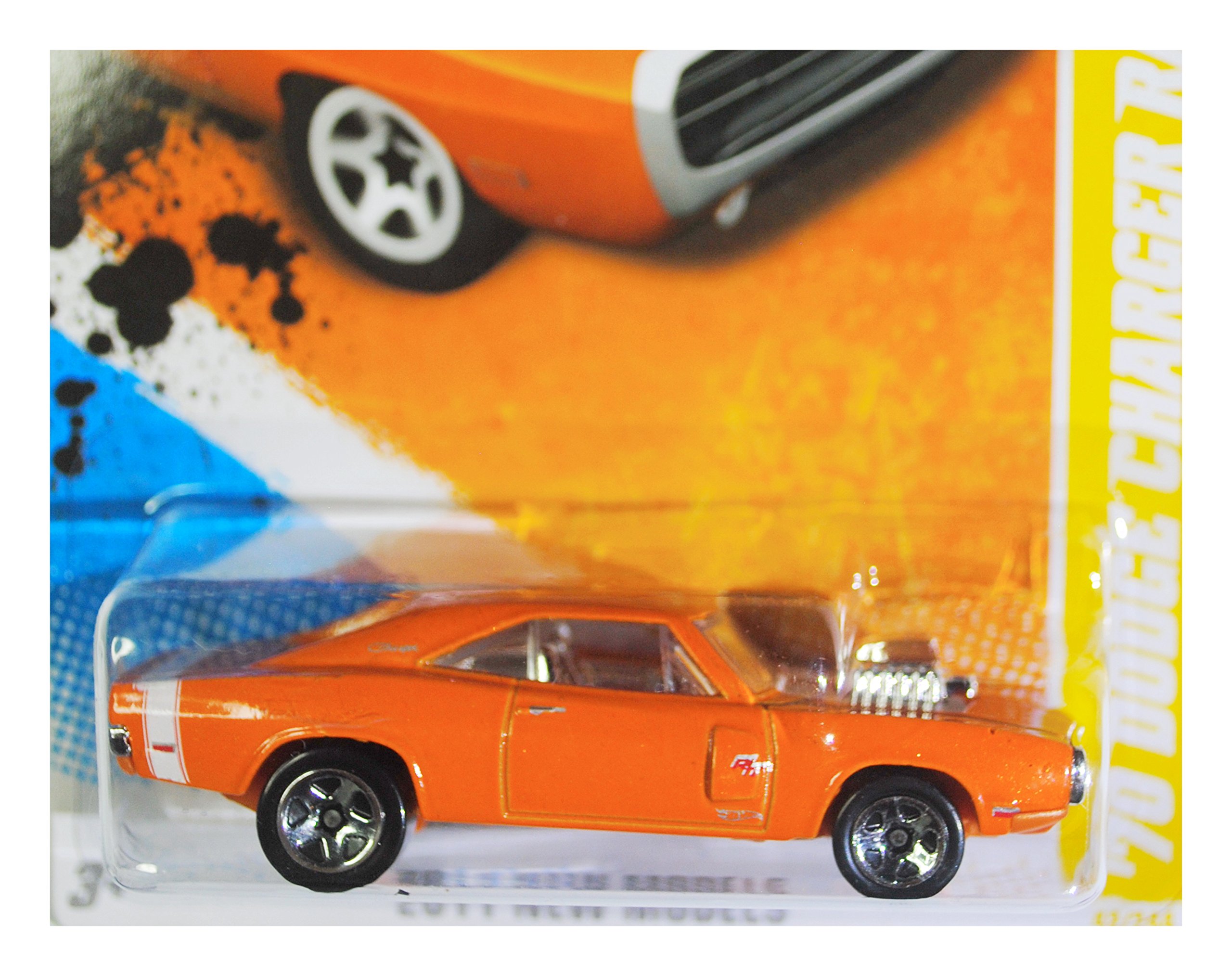 Hot Wheels 2011 70 Dodge Charger R/T Orange #42/244