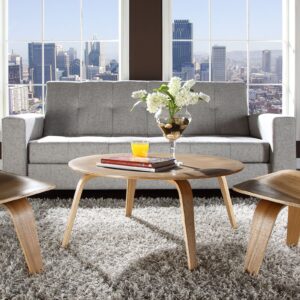 Modway Plywood Coffee Table in Natural