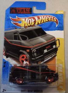 hot wheels 2011 a team van black #39/244