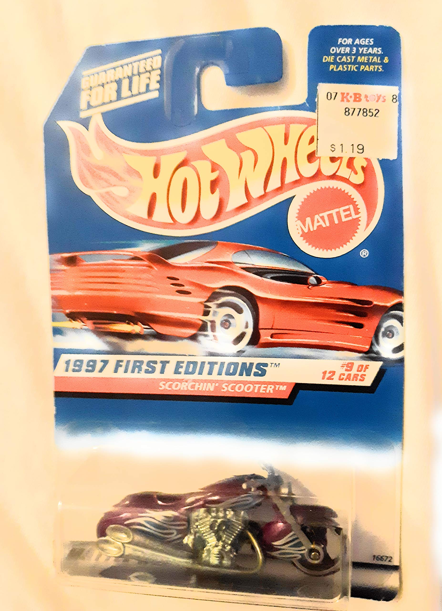 Hot Wheels by Mattel Scorchin' Scooter #9 of 12 - Purple