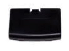 game boy advance battery cover (black)