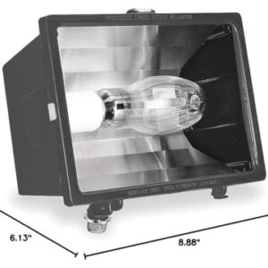 Lithonia Lighting F150SL 120 M6 1 Lamp 150W High Pressure Sodium Flood Light, Bronze