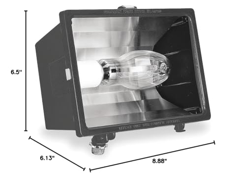 Lithonia Lighting F150SL 120 M6 1 Lamp 150W High Pressure Sodium Flood Light, Bronze