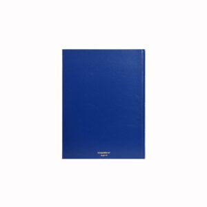 Lighthouse Stockbook DIN A5, 32 black pages, non-padded cover, blue