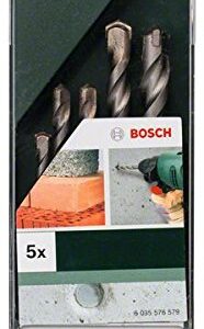 Bosch 2609255417 Set of 5 Concrete Drill Bits ISO 5468 Diameter 5/6 / 8/10 mm