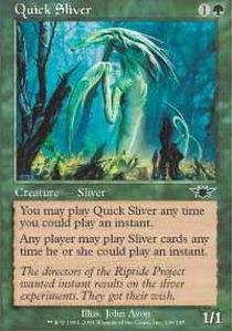 magic: the gathering - quick sliver - legions