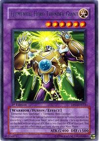 yu-gi-oh! - elemental hero thunder giant (dp1-en011) - duelist pack 1 jaden yuki - unlimited edition - rare