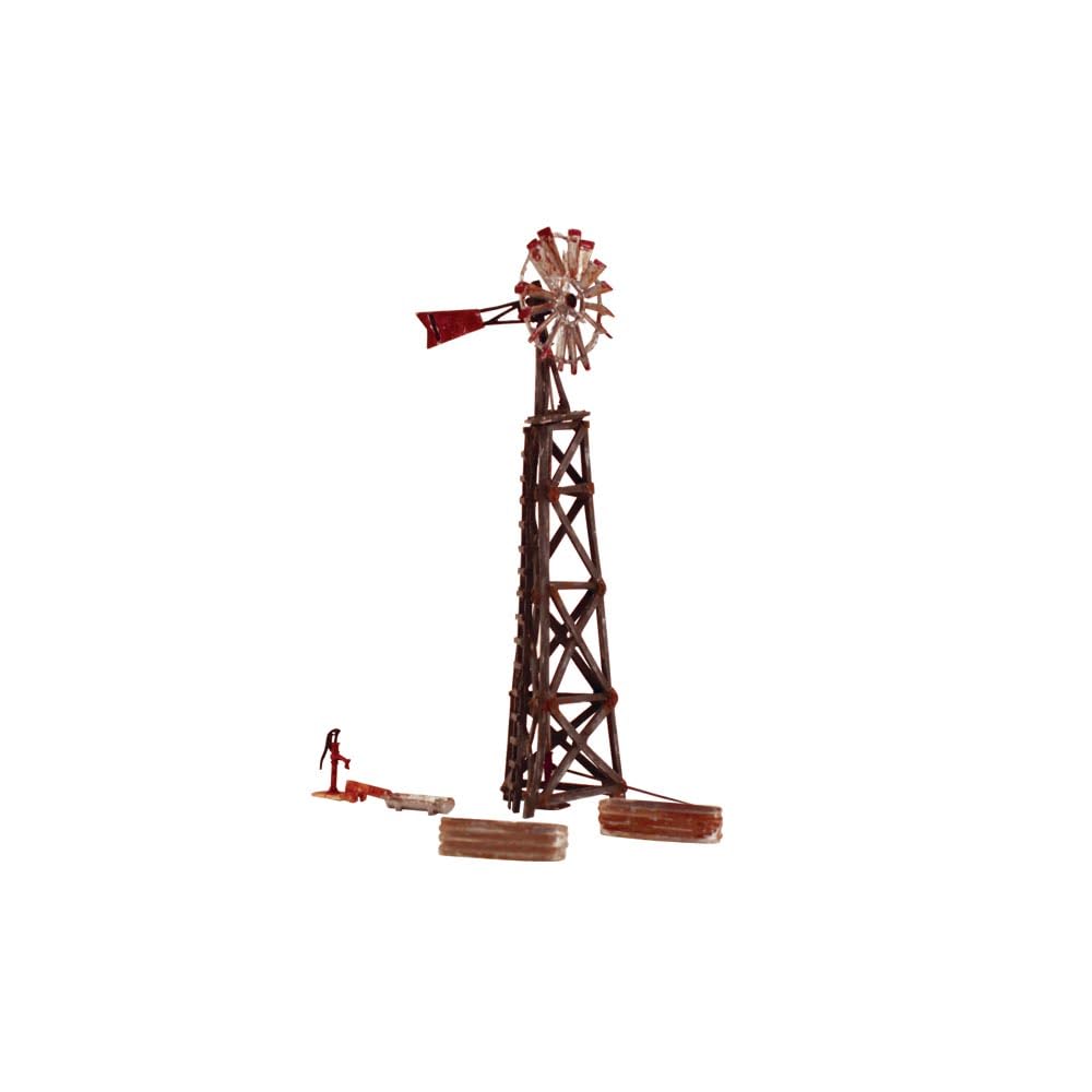 HO Built-N-Ready Old Windmill (Weathered) Woodland Scenics