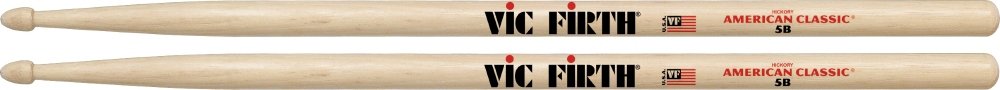 Vic Firth 6-Pair American Classic Hickory Drum Sticks Wood 5B