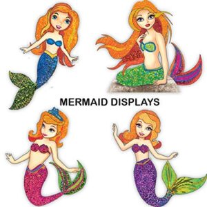 Toykraft: Arts and Crafts for Kids Ages 5-12, Mermaid Craft Kit, Sand Art Kits for Kids, Girls Craft Kits - Sand and Sequin Craft Mermaids