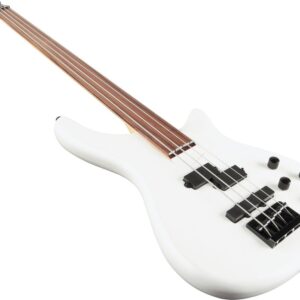 Rogue LX200BF Fretless Series III Electric Bass Guitar Pearl White