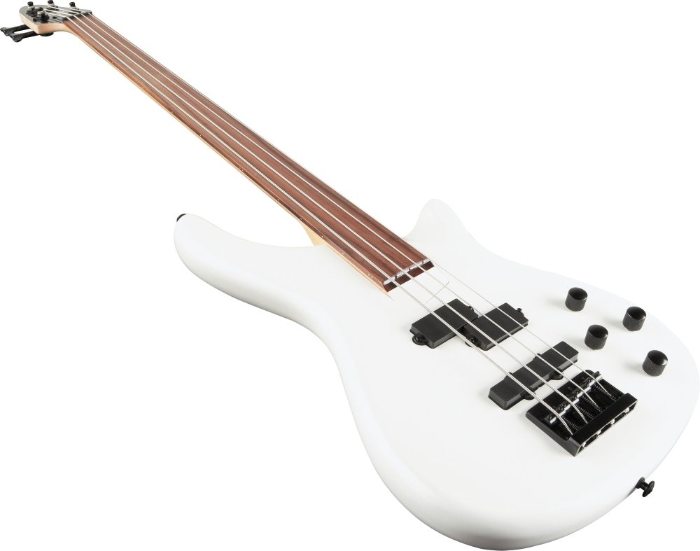 Rogue LX200BF Fretless Series III Electric Bass Guitar Pearl White