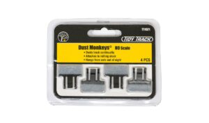 woodland scenics' tidy track dust monkeys, ho scale