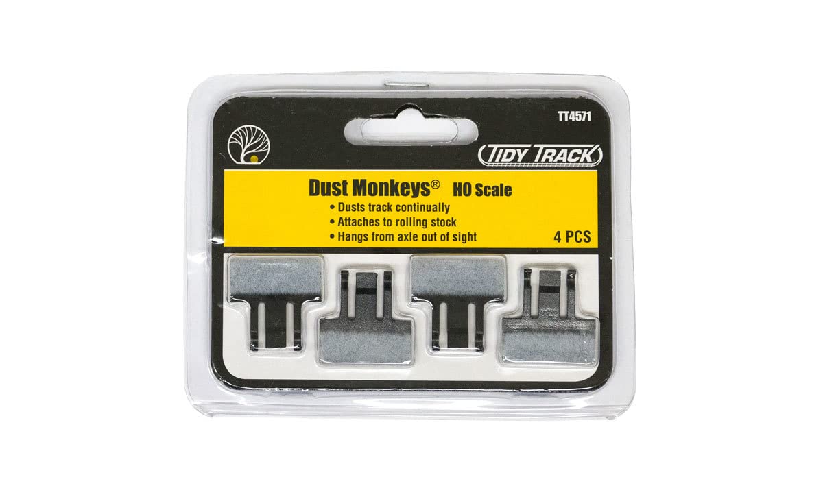 Woodland Scenics' Tidy Track Dust Monkeys, HO Scale