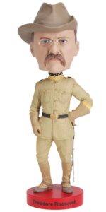 royal bobbles teddy roosevelt 26th president of the united states collectible bobblehead statue