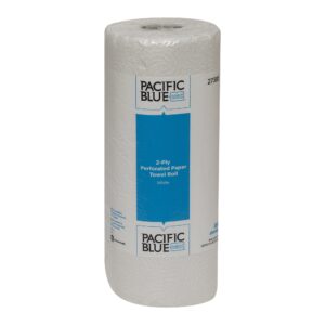 pacific blue select 2-ply perforated paper towel rolls by gp pro (georgia-pacific), 27385, 85 sheets roll