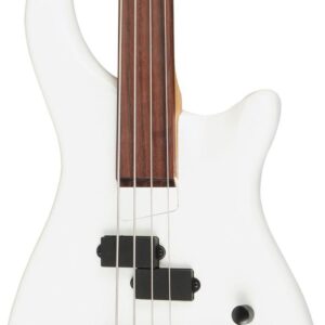 Rogue LX200BF Fretless Series III Electric Bass Guitar Pearl White