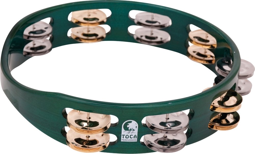 Toca TCT10-GN ColorSound Tambourine - Green