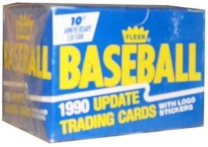 fleer 1990 baseball update trading cards