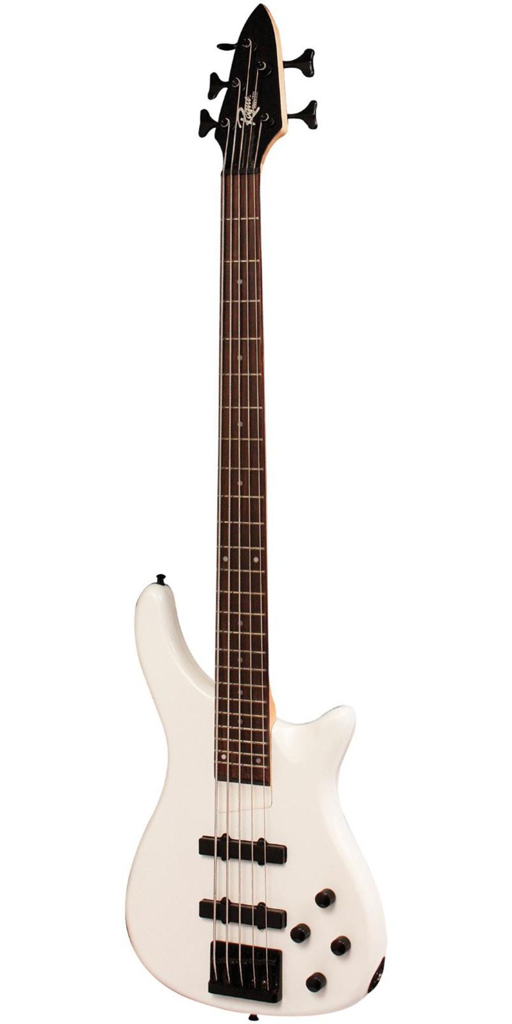 Rogue LX205B 5-String Series III Electric Bass Guitar Pearl White