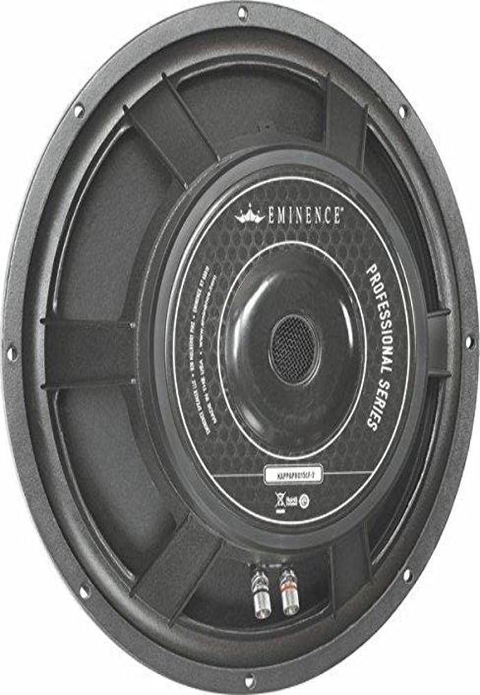 Eminence Professional Series Kappa Pro 15LF2 15" Pro Audio Speaker with Extended Bass, 600 Watts at 8 Ohms, Black