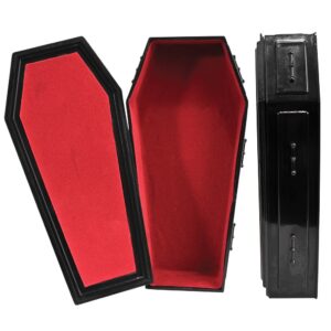 black plastic toy coffin for wwe wrestling action figures