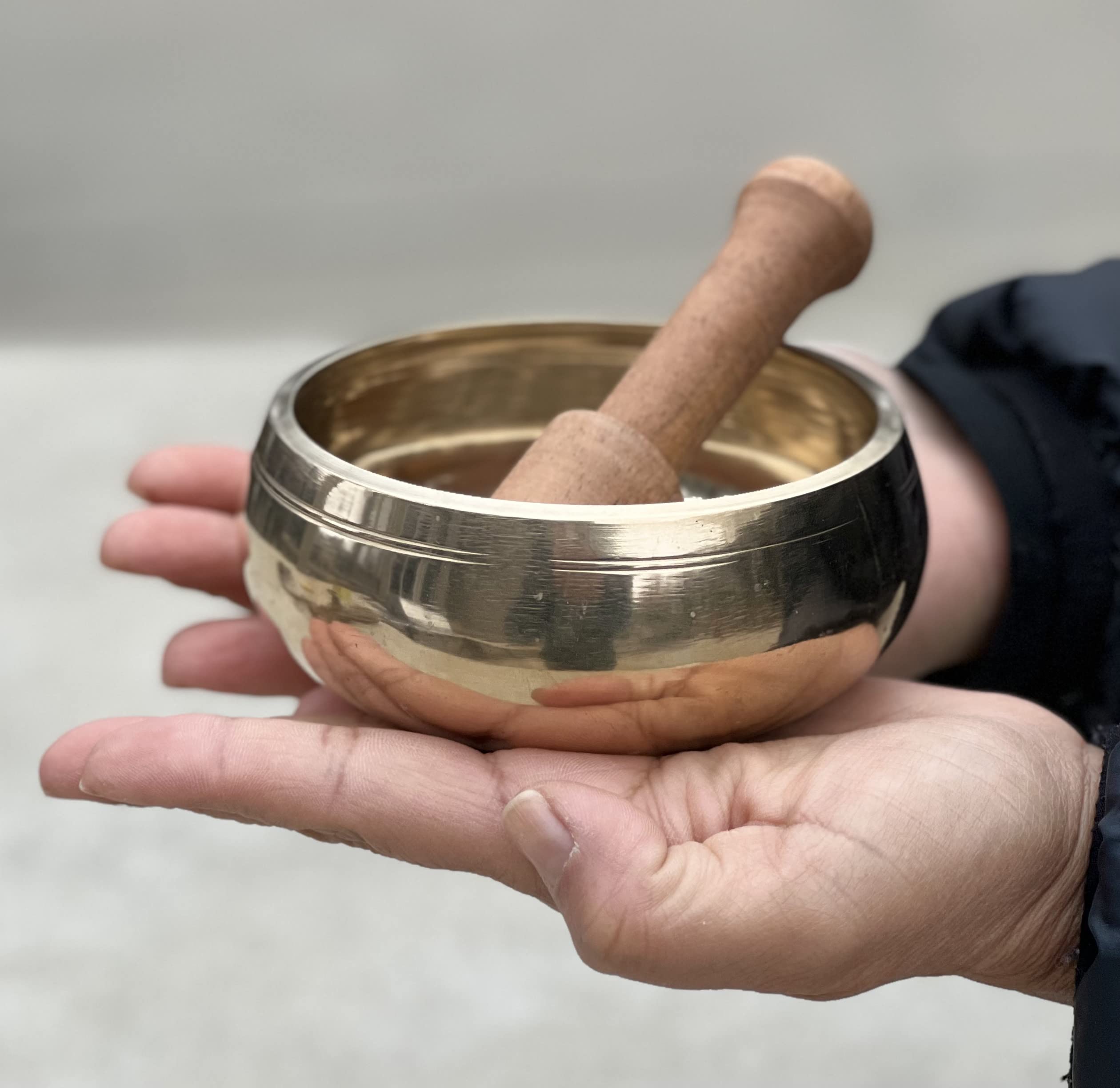 Tibetan Singing Bowl Set - 5 Buddhas Meditation