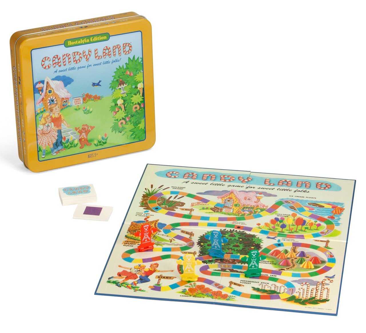 WS Game Company Candy Land Nostalgia Edition Board Game in Collectible Tin