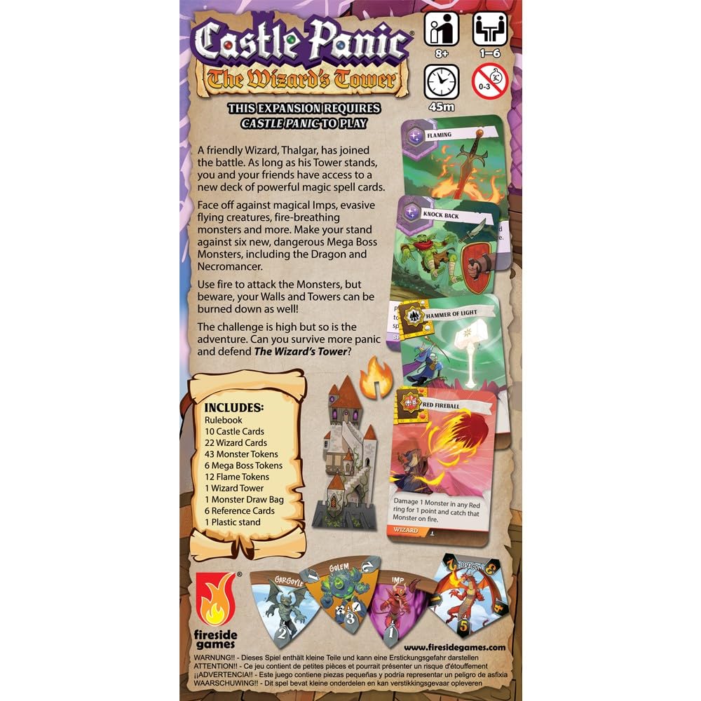 Fireside Games Castle Panic: The Wizard's Tower