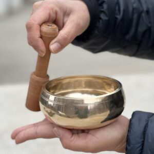 Tibetan Singing Bowl Set - 5 Buddhas Meditation