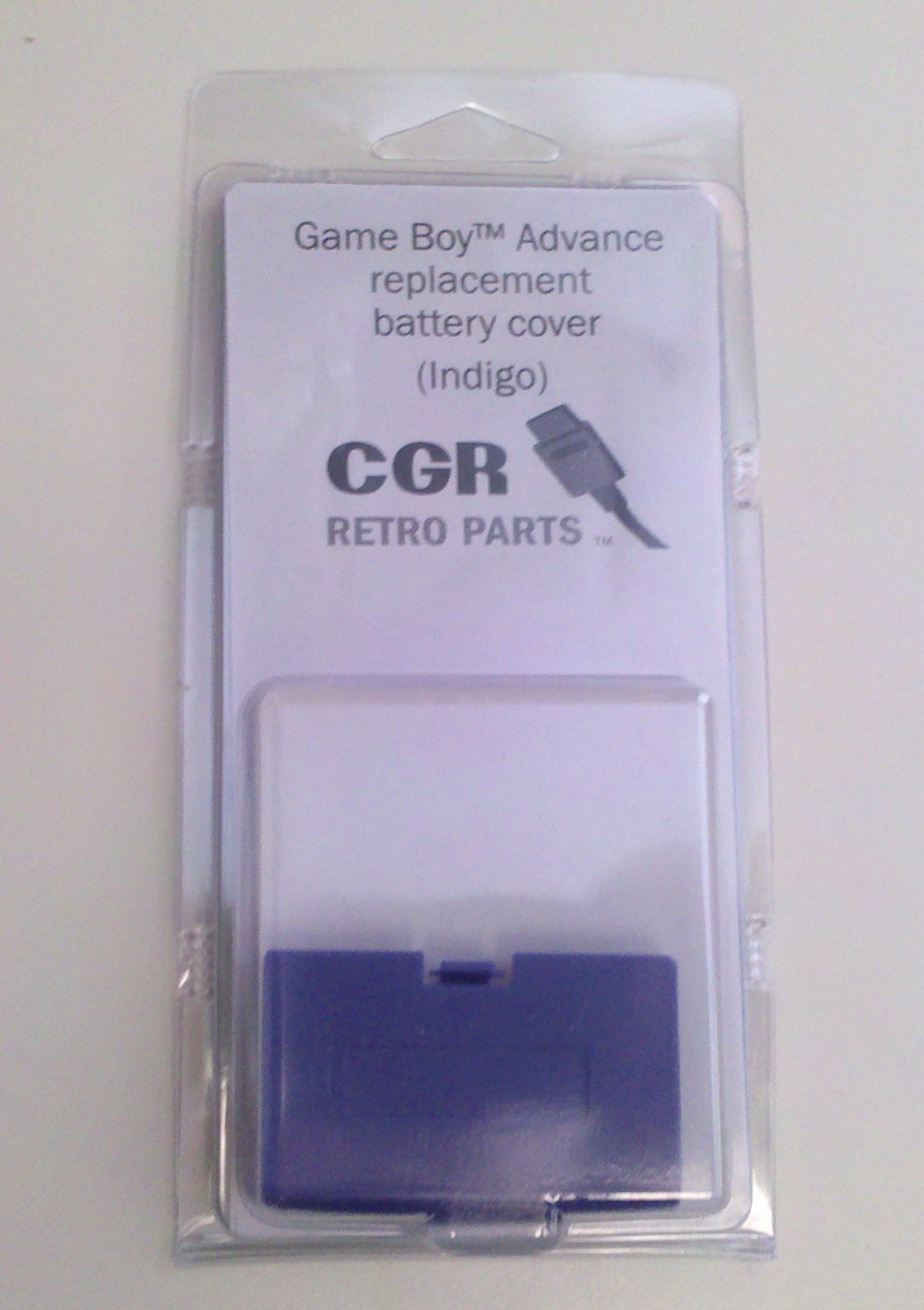 Game Boy Advance battery cover (indigo)