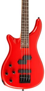 rogue lx200bl left-handed series iii electric bass guitar candy apple red