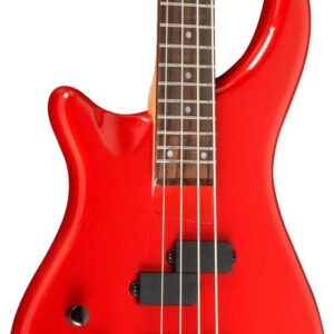 Rogue LX200BL Left-Handed Series III Electric Bass Guitar Candy Apple Red