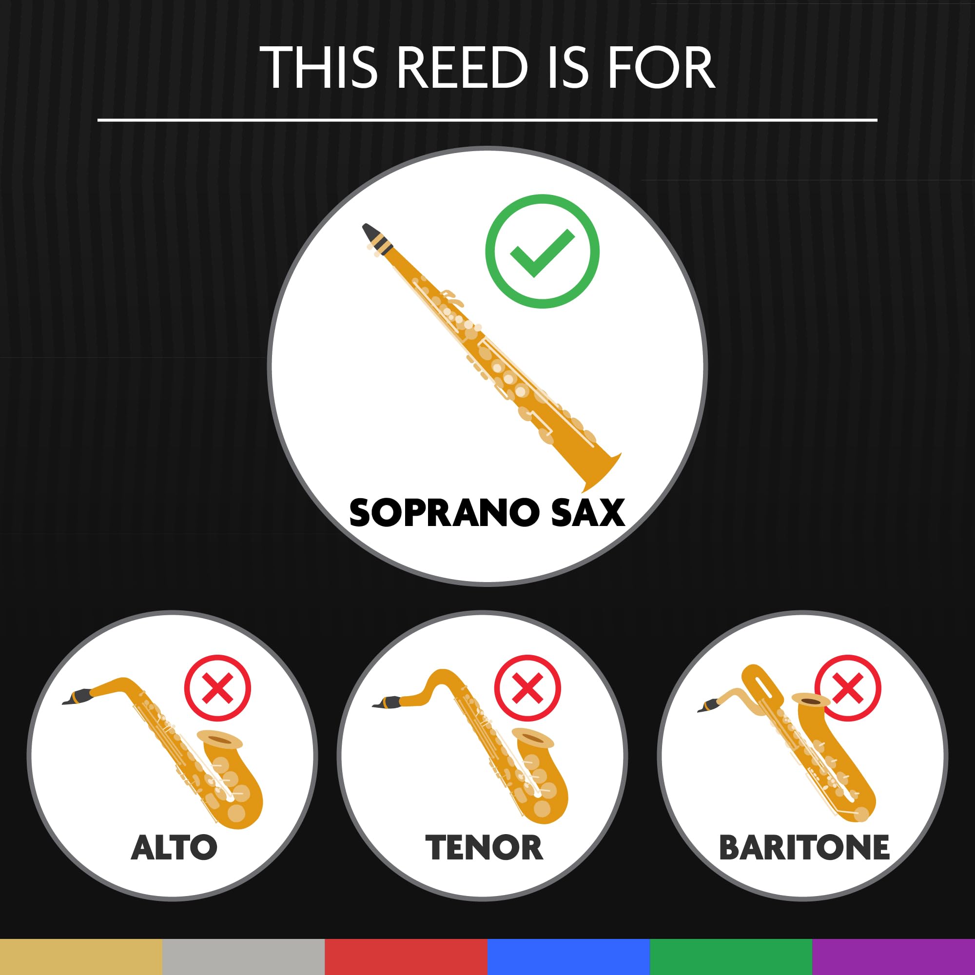 Légère Reeds - Soprano Saxophone Reed, Signature, Strength 2.50 (SSG2.50) - Premium Synthetic Woodwind Reed