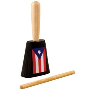 latin percussion lpa900-pr aspire ez-grip cowbell - heritage series, puerto rico