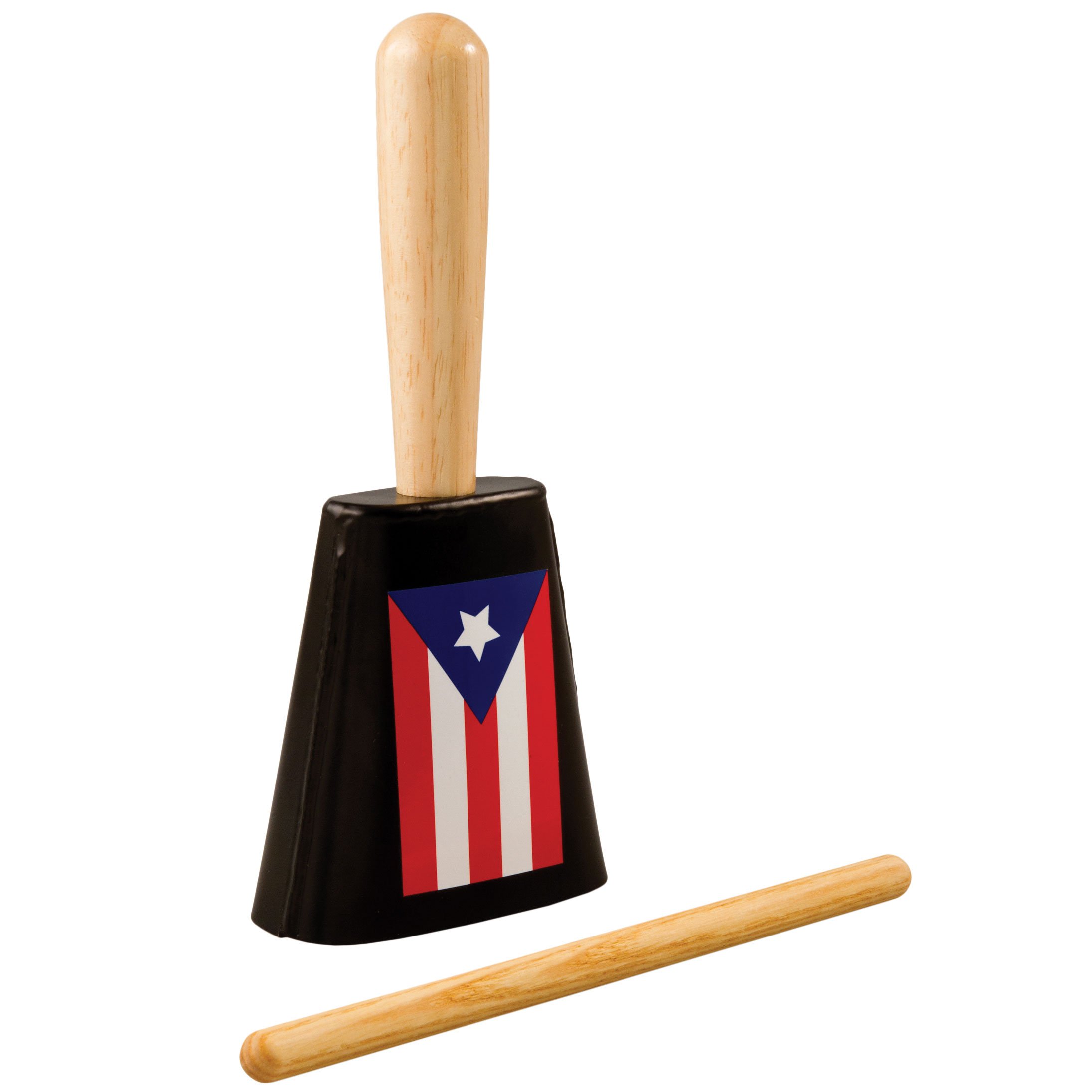 Latin Percussion LPA900-PR Aspire EZ-Grip Cowbell - Heritage Series, Puerto Rico